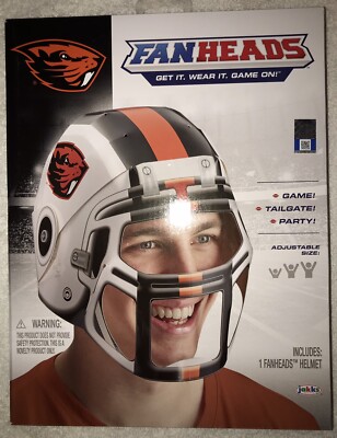 Oregon State University Beavers Fanheads Helmet Brand New Sizes S M L ...