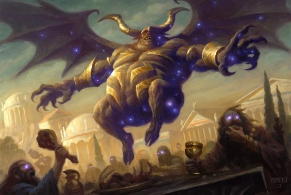 Magic The Gathering Demon Art