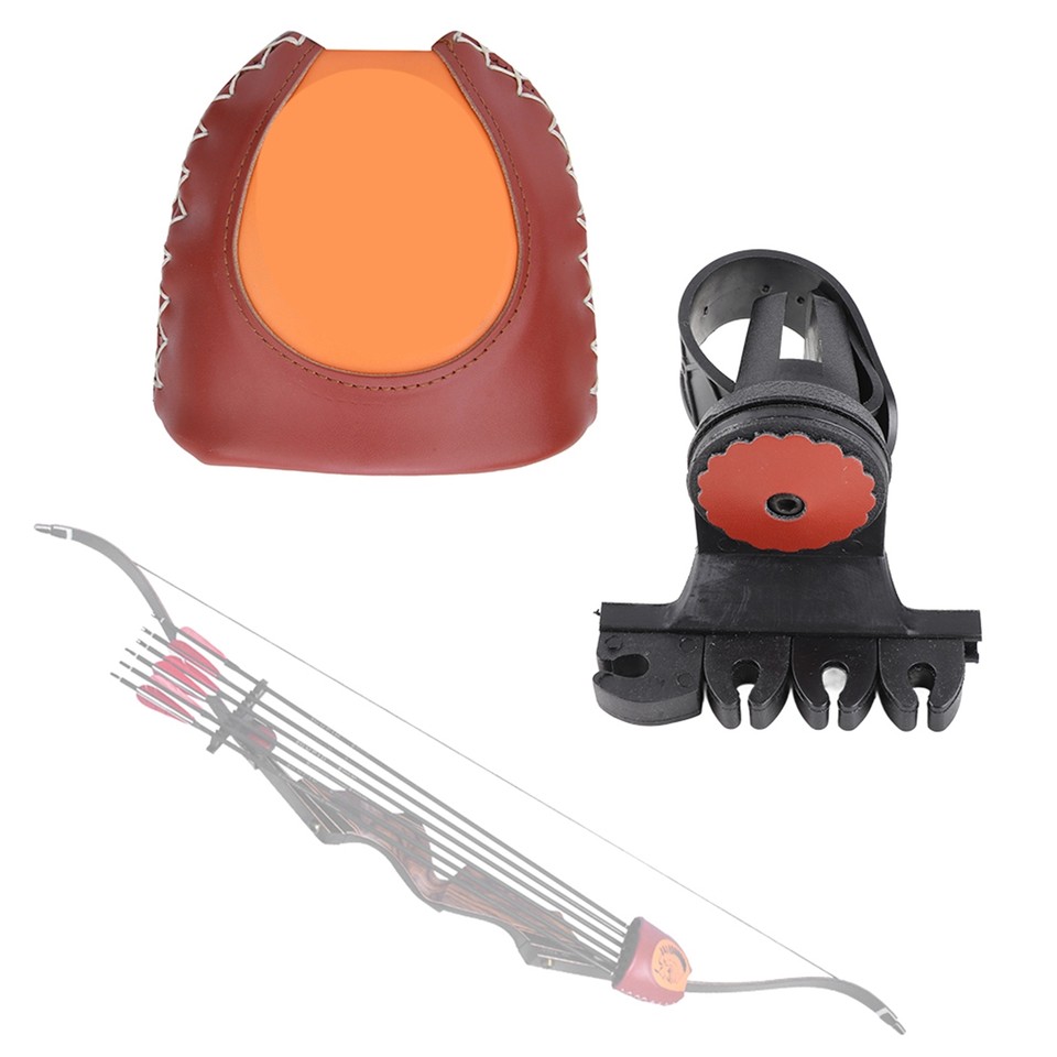 Quick Release 6 Arrows Archery Quiver Arrow Storage Box for Recurved ...