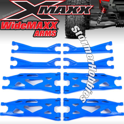 Traxxas X-MAXX WideMAXX BLUE Suspension Arms, Complete Package With All ...