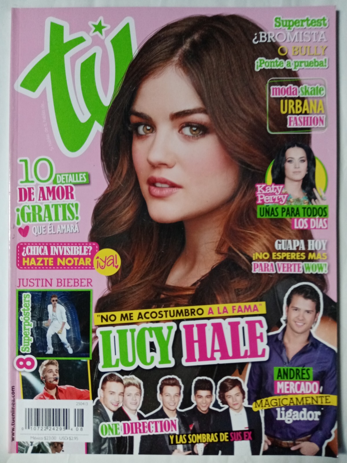 LUCY HALE TU MEXICAN MAGAZINE MEXICO SPANISH APRIL 2013 | eBay