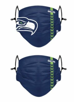2 Pack Seattle Seahawks Youth Adjustable Face Mask Brand New NFL | eBay