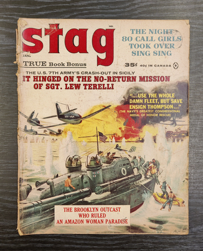 Stag Magazine: January 1963 - Crime, Pulp, True Adventure | eBay