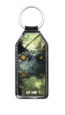 LAY LOW crocodile design gift leather tag, Keychain K955 | eBay