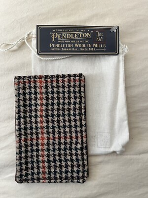 Pendleton Men's Thomas Kay Passport Case, Tan Leather & Wool Made In USA | eBay