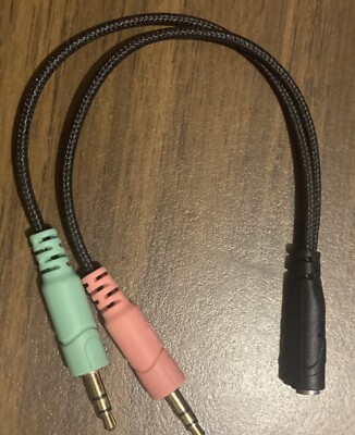P.C. Audio Breakout (Speaker-microphone) Cable for Headsets | eBay