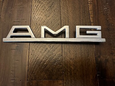 Mercedes Original AMG Pre Merger pre-merger emblem badge vintage W126 ...