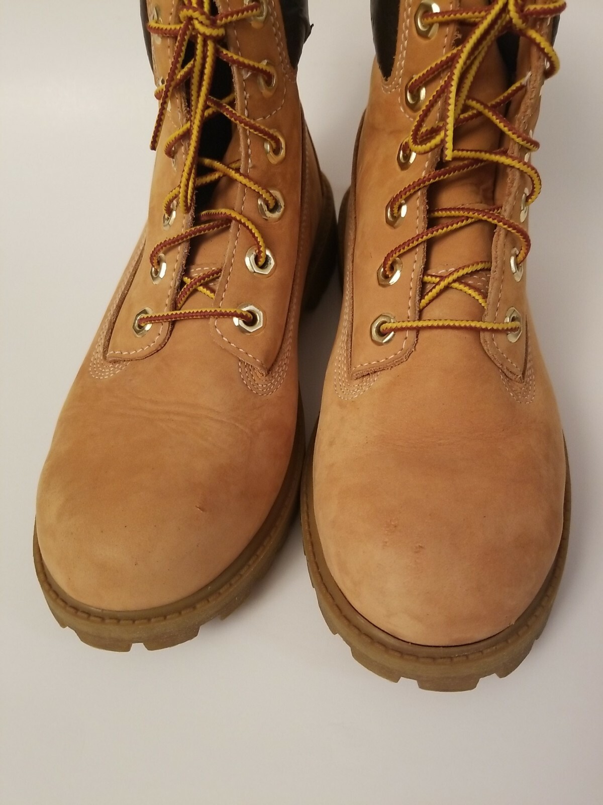 Timberland 12909 Junior's 6" Premium Waterproof Boots Wheat Nubuck Boys ...