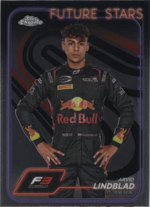 2024 Topps Chrome Formula 1 - F3 Drivers Future Stars Arvid Lindblad ...