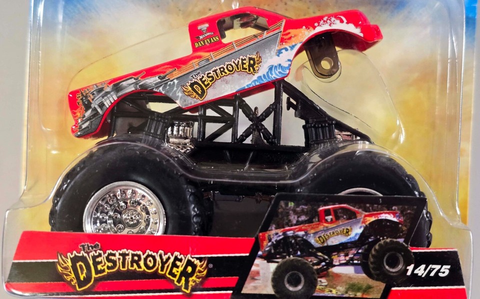 Hot Wheels Monster Jam Destroyer / 14/75 / Tilt-Offs / New | eBay