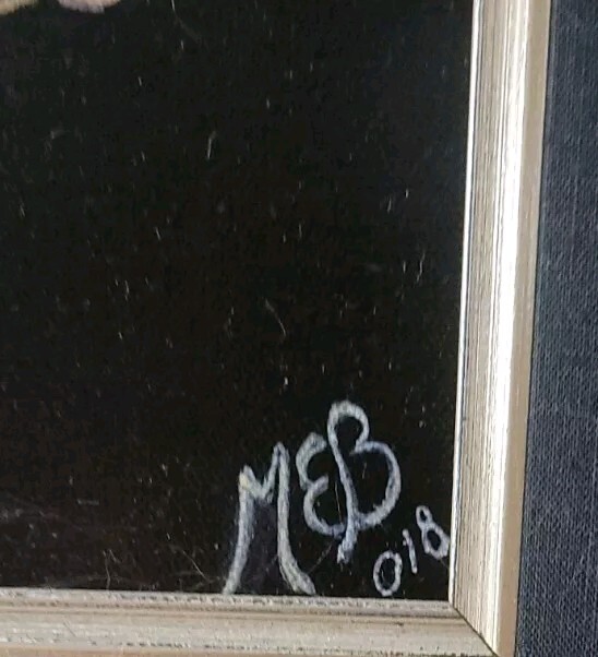 Framed Still Life Floral Oil Painting Canvas by NY Artist MEB Hunter ...