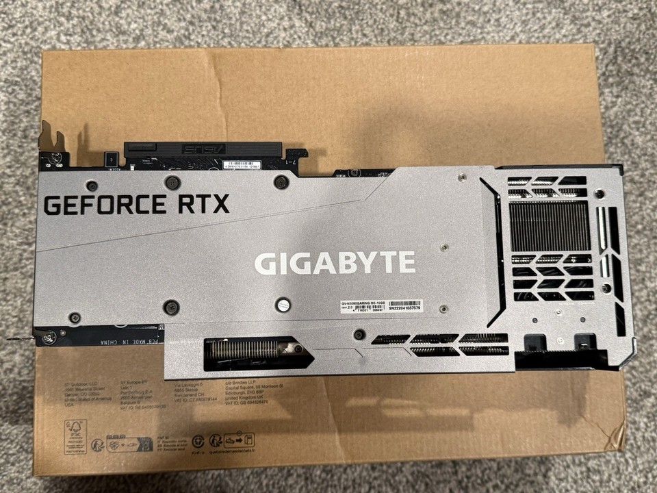 GIGABYTE GeForce RTX 3080- GV-N3080GAMING OC-10GD- Used | eBay