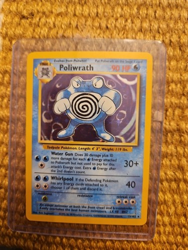 Poliwrath Pokémon TCG Base Set Holo Card 13/102 | eBay