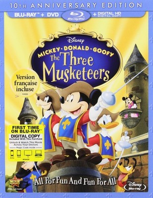 Mickey, Donald, Goofy: The Three Musketeers [Blu-ray] [Blu-ray] | eBay