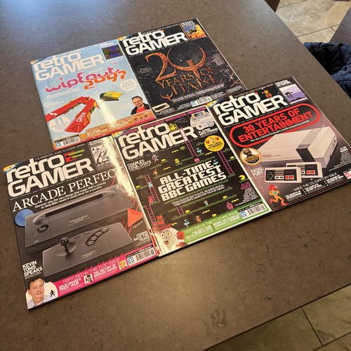 Retro Gamer Magazine Bundle of 5 Issues (146, 148, 152, 154, 155) | eBay UK