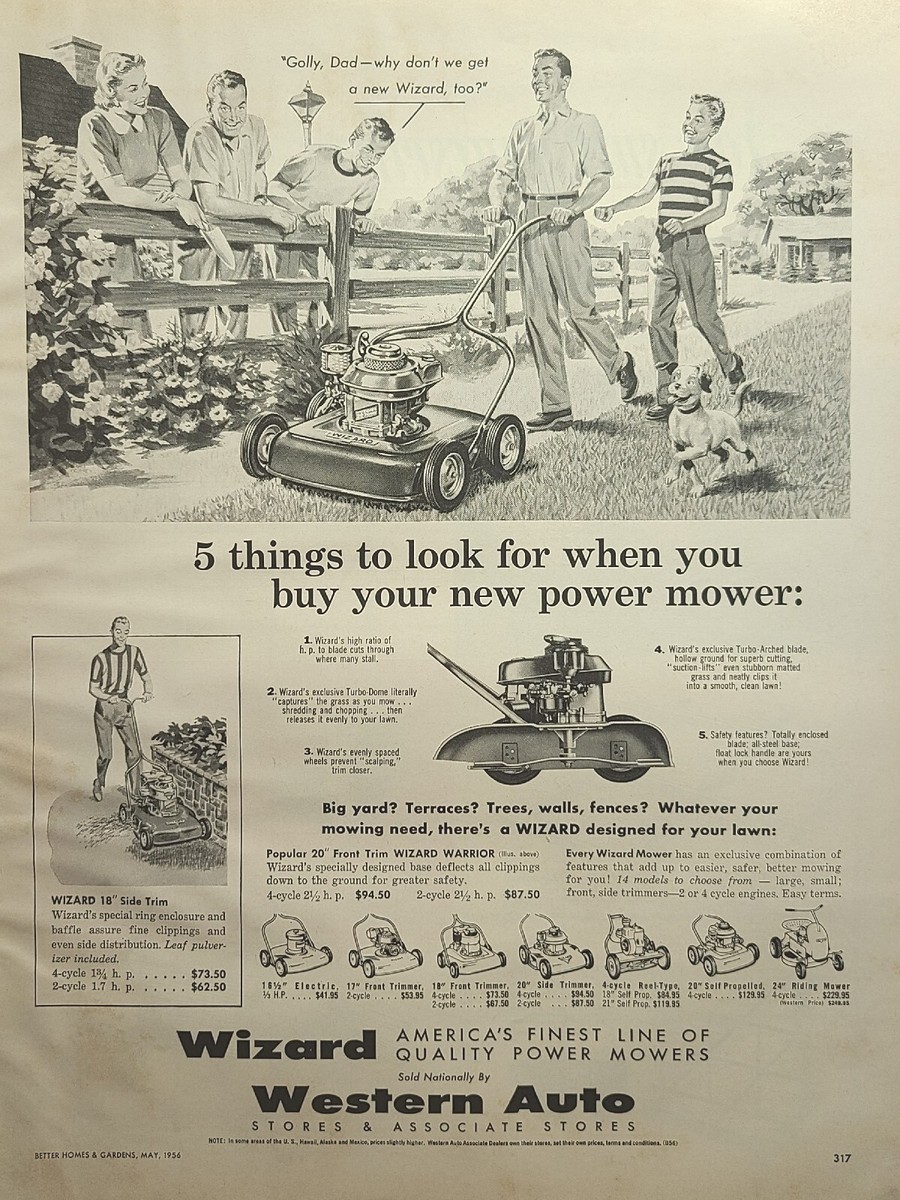 Western Auto Push Mower