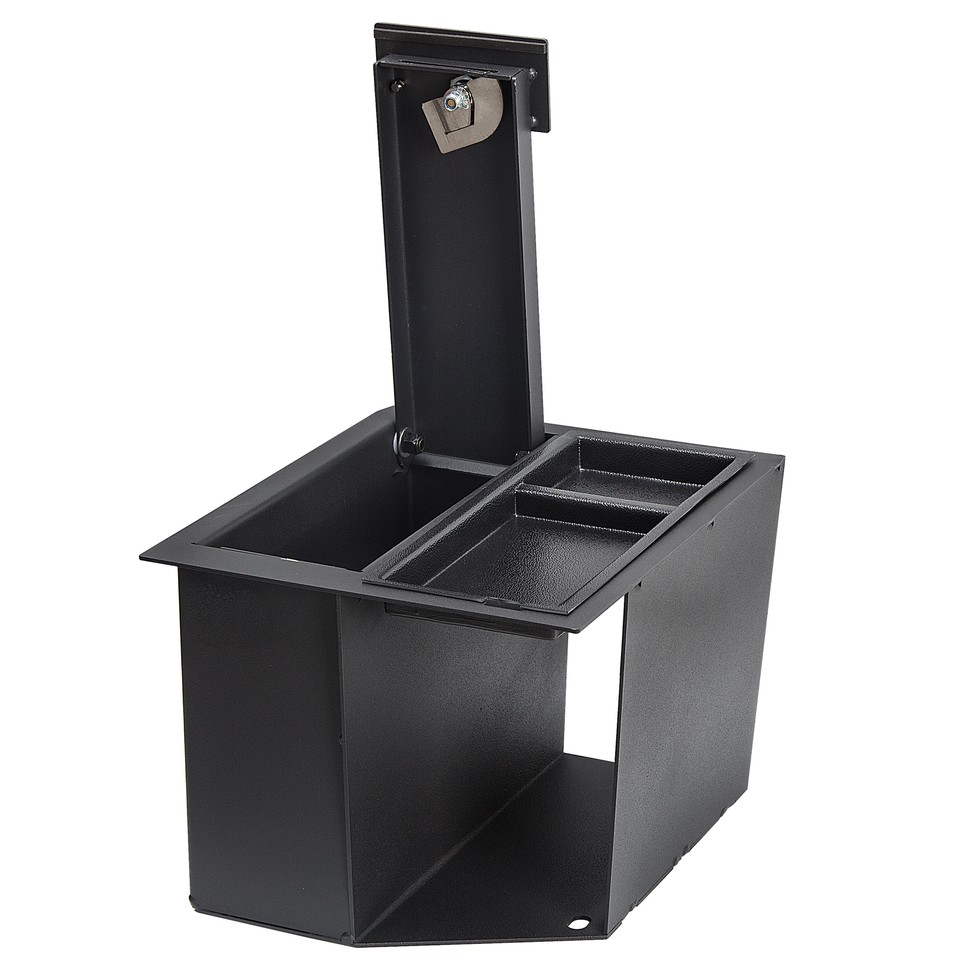 For TOYOTA Tundra 14-2020 2021 Center Console Safe GUN Storage Lock Box ...