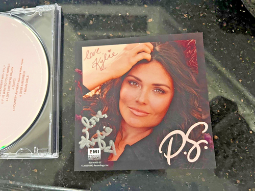 Kylie Morgan Autographed Signed P.S. 4x4 Art Card + CD EP “Love Kylie ...