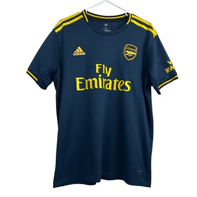 Arsenal FLY EMIRATES Soccer Jersey #19 PEPE Mens L Large Adidas 2019/20 ...