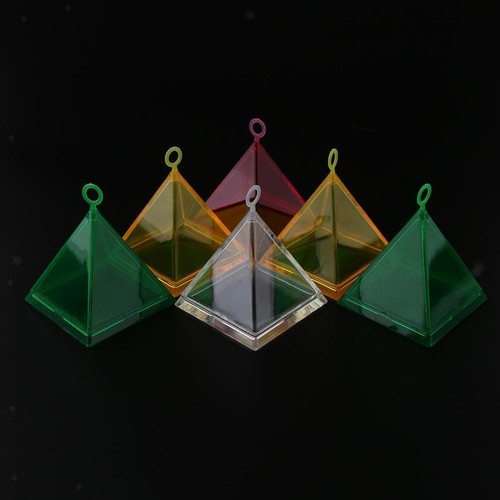 6pcs Pyramid Shape Balloon Weights Set up Props Gift Box Wedding Decor ...
