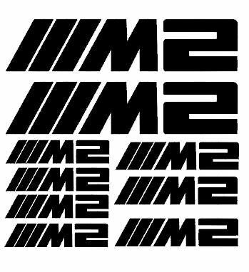 9 STICKERS BMW M2 / SPORT /MOTORSPORT/ | eBay