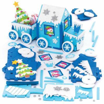 Christmas Decoration Foam Train Make Your Own Kids Craft Stocking ...
