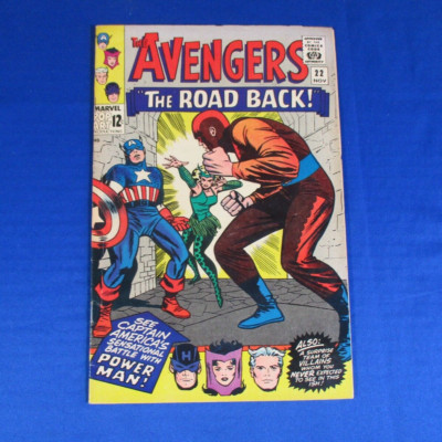 Avengers # 22 Marvel Comics Sliver Age Jack Kirby Art 2nd App of Power ...