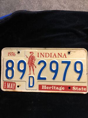 Vintage 1976 Indiana License Plate | eBay