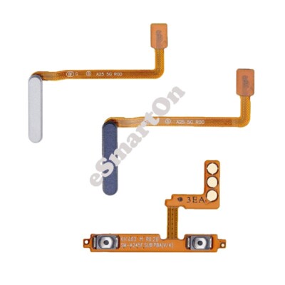 OEM Samsung Galaxy A25 5G A256 Fingerprint Sensor Volume Power Button ...