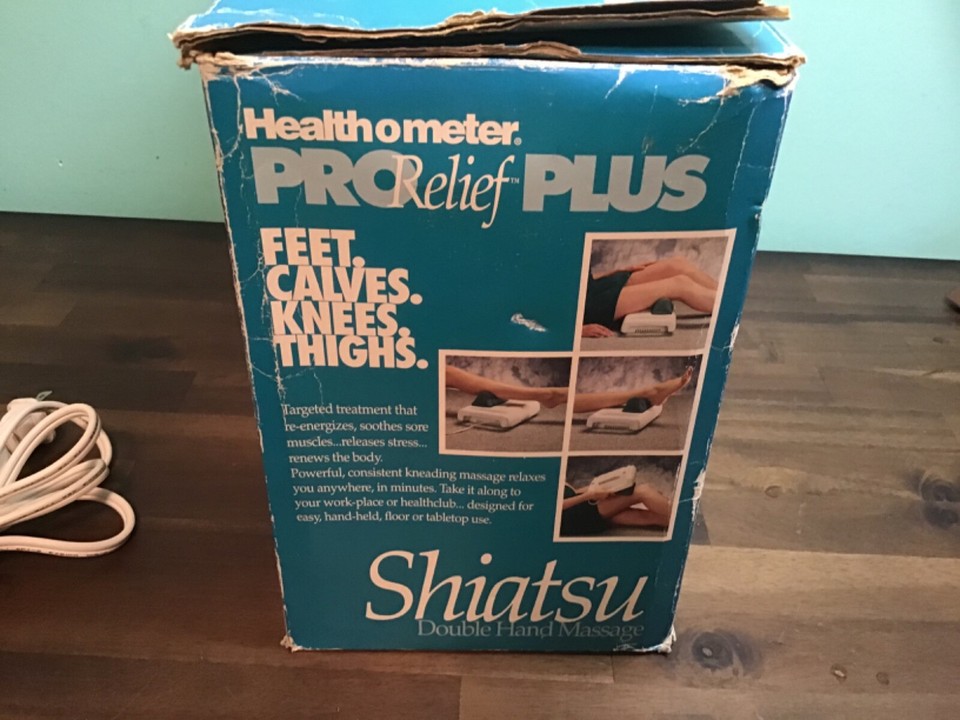 Health O Meter Pro Relief Plus Shiatsu Double Hand Massager Model 3586 ...