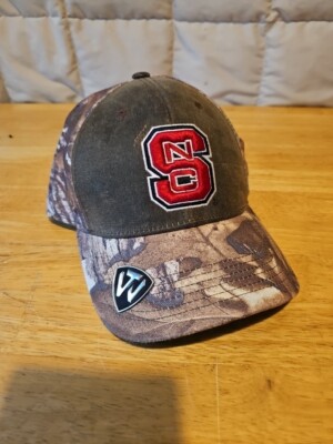 NC STATE WOLFPACK Memory Foam CAMO hat preowned | eBay