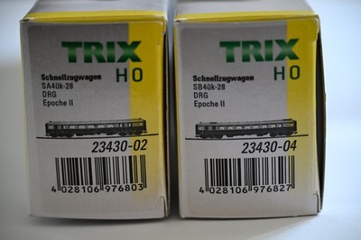 Trix 23430 - Rheingold (2 Ergänzungswagen) H0 DC Schnellzugwagen der ...