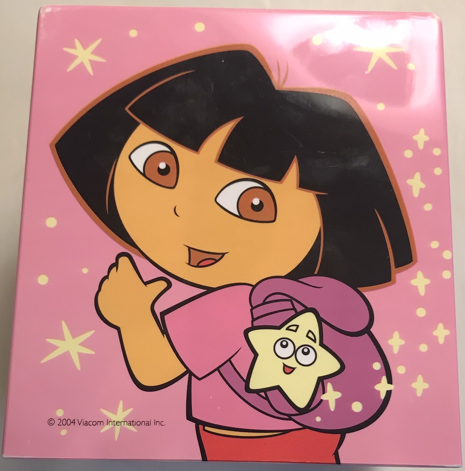 Dora The Explorer Tissue Box Cover Plastic Pink Purple Boots Monkey ...