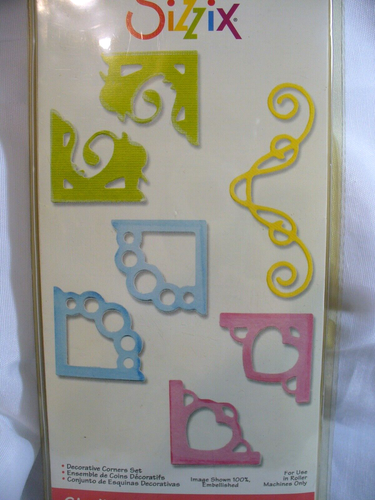 Sizzix Sizzlits Dies DECORATIVE CORNERS SET 655630 4Dies | eBay