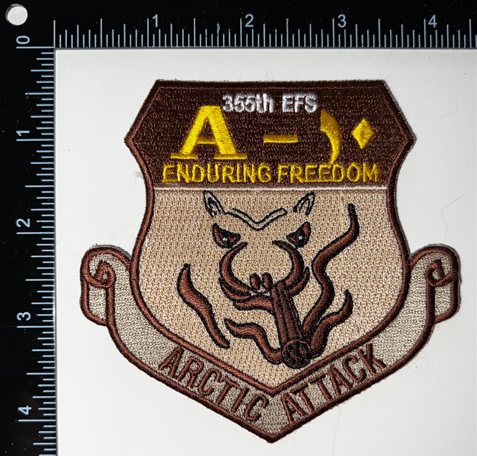 OEF USAF A-10 Hog 355th Expeditionary Fighter Squadron Arctic Attack ...