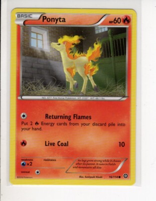 PONYTA STEAM SEIGE SET POKEMON CARD 16/114 NM/M | eBay