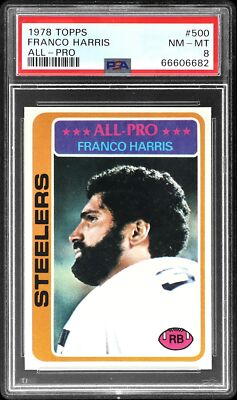 1978 TOPPS ALL-PRO #500 FRANCO HARRIS PSA 8 | eBay