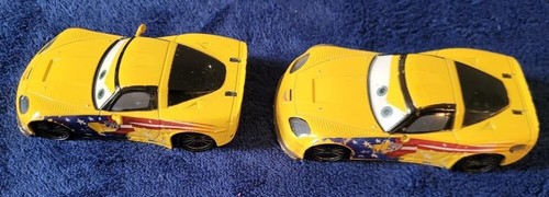 DISNEY CARS die-cast/plastic lot MISS FRITTER MAC MCQUEEN TACO T-BONE ...