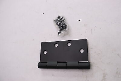 (2-Pk) Emtek Plain Bearing Heavy Hinge US19 Black 4-1/2" -1/2" 9201519 ...