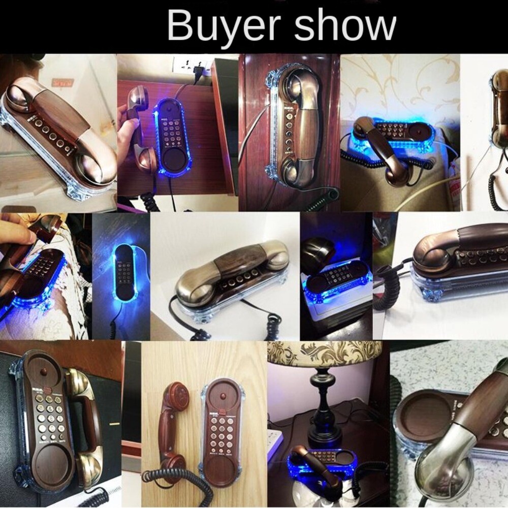 Wall Mounted Corded Phone Landline House Phones Wired Telephone Home ...