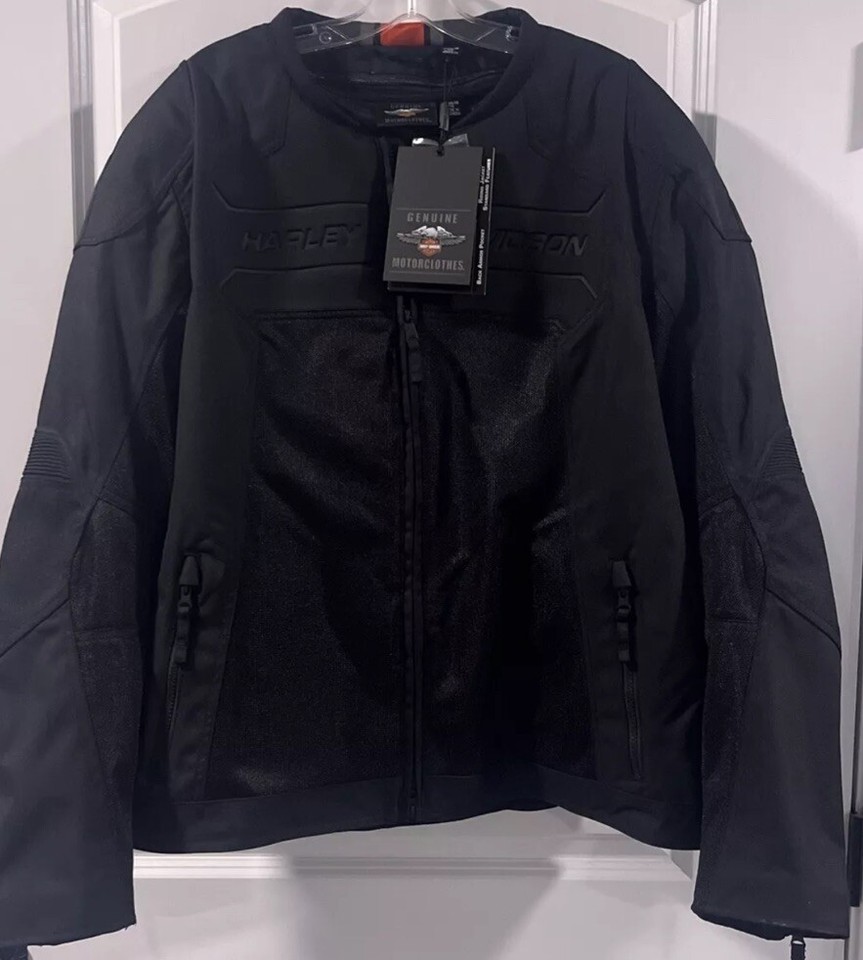 Harley-Davidson® Brawler Genuine Mixed Media Jacket Men's Size 3XL ...