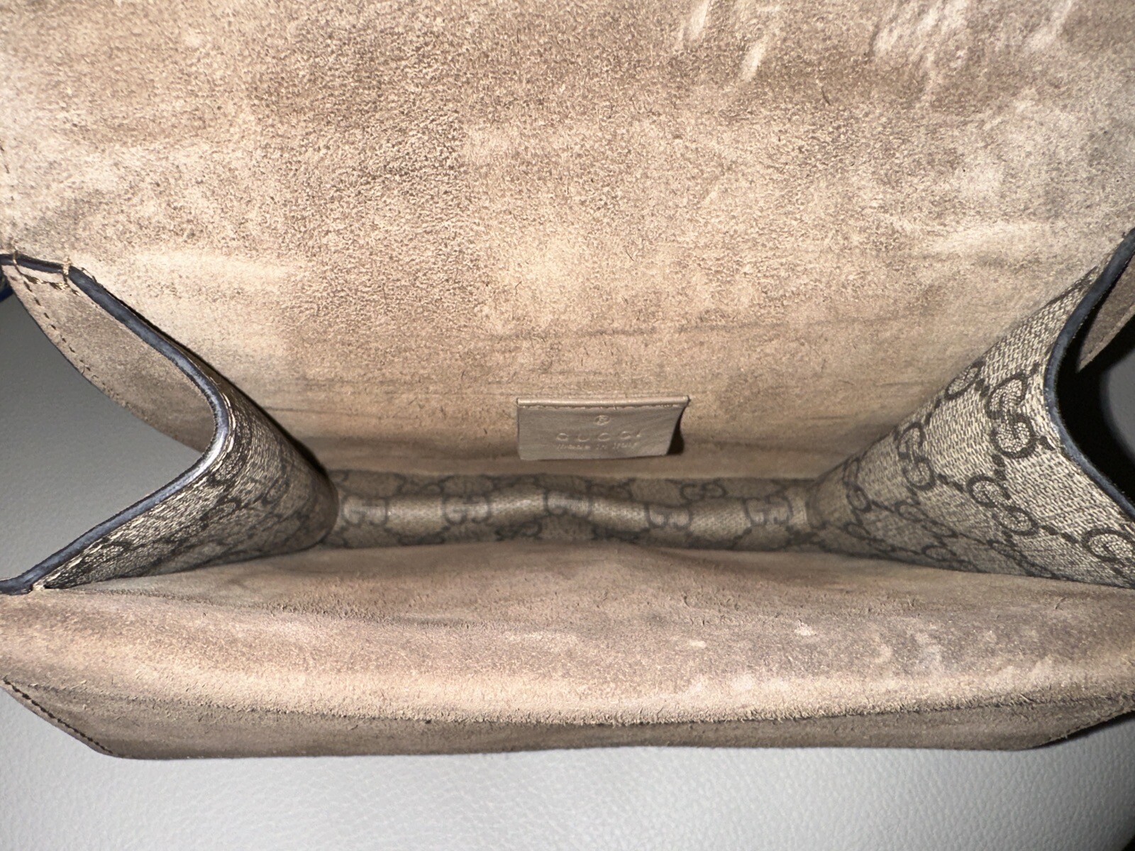 Authentic GUCCI Taupe Dionysus GG Supreme Mini bag - Pre Owned | eBay