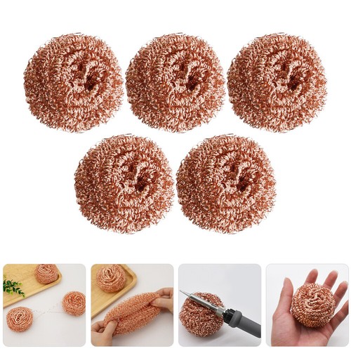 5Pcs Soldering Iron Tip Cleaner Cleaning Ball Steel Wool | eBay