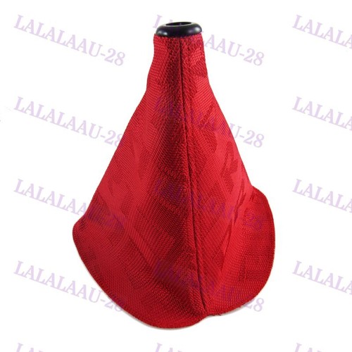 Shifter Boot Cover JDM Bride Racing MT/AT Shift knob Red Stitches Hyper ...
