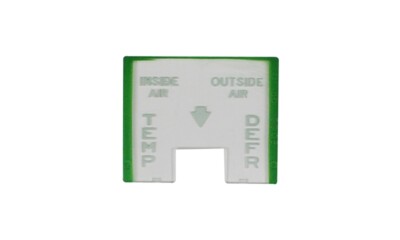 Heater Control Face 55-59 Chevy Pickup Truck | eBay