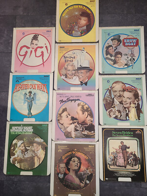 Lot of 10 RCA Selectavision Discs with Classic Movies | eBay