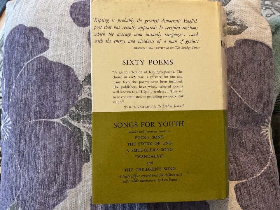 The Definitive Edition of RUDYARD KIPLING'S VERSE hardback 1966 | eBay.de