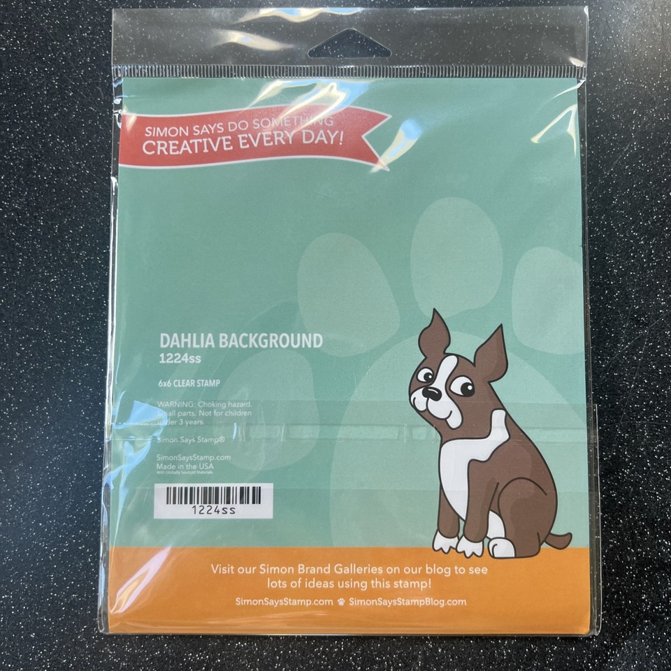 Simon Says Stamp Dahlia Background Clear Stamp Set``~New in Package | eBay