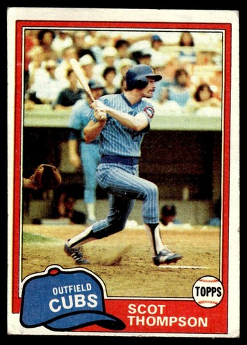 1981 Topps #395 Scot Thompson - Chicago Cubs | eBay