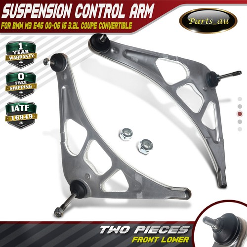 2Pcs Front L & R Lower Control Arm With Ball Joint for BMW E46 M3 3.2L ...
